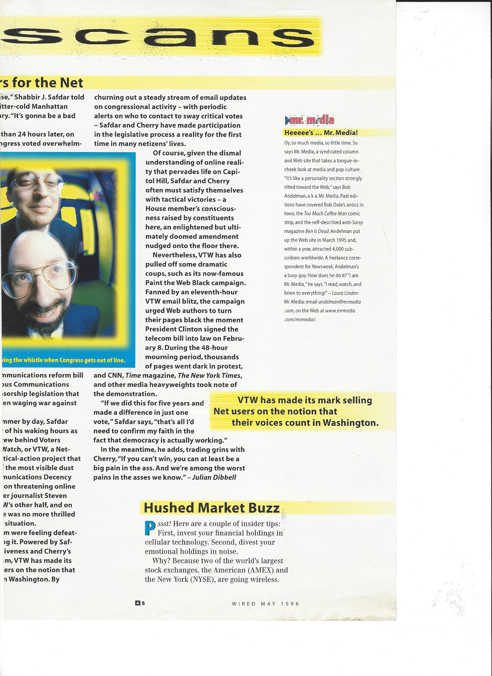 MM-Wired Magazine article 1996 – Mr. Media® Interviews